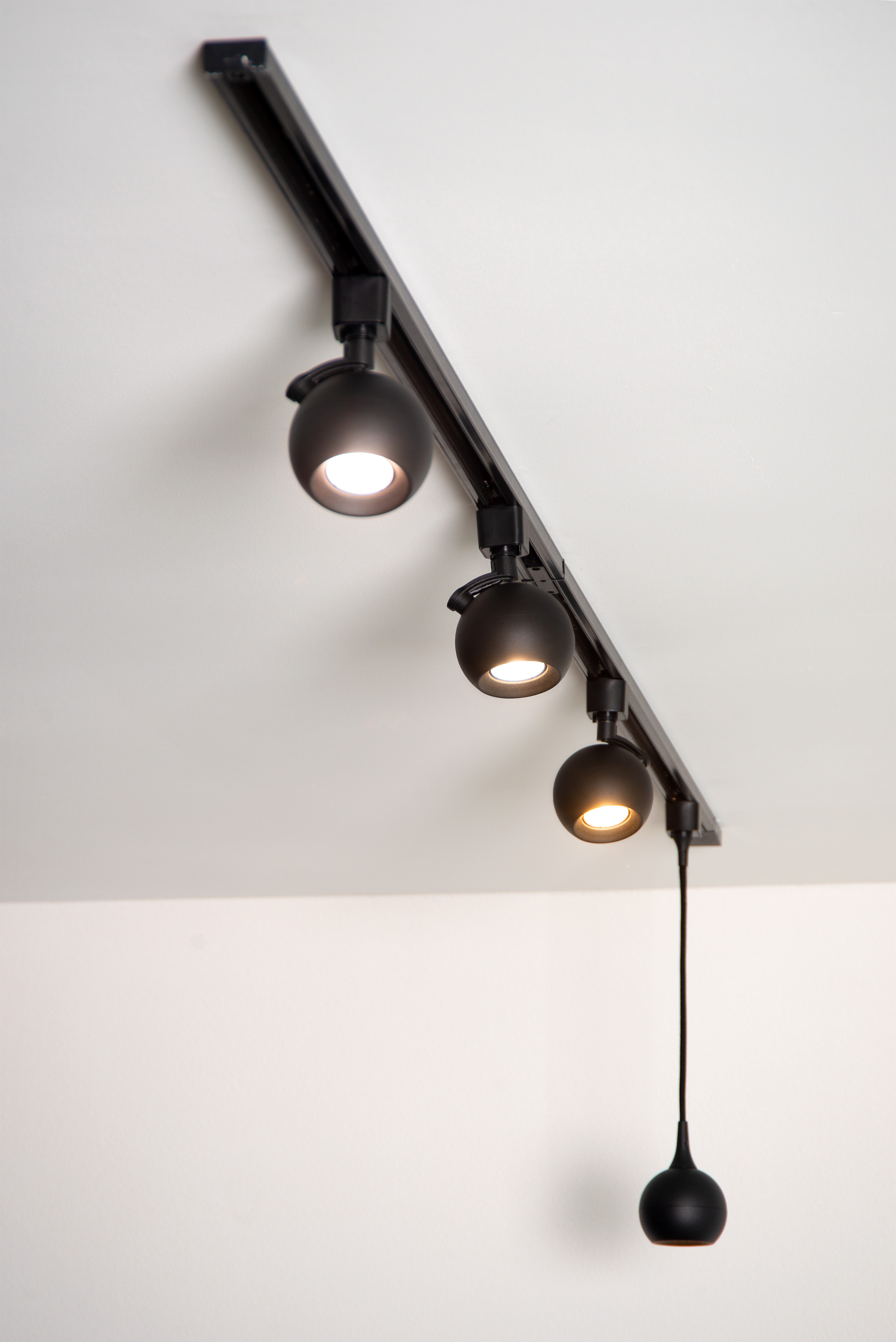 Lucide TRACK FAVORI Track spot - 1-circuit Track lighting system - 1xGU10 - Black (Extension)